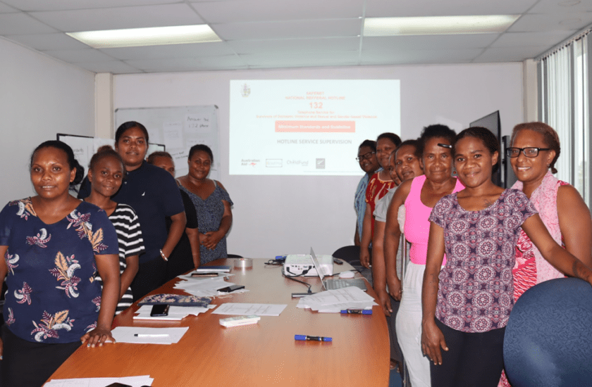 Seif Ples Strengthens Hotline Service | Womens Media Solomon Islands